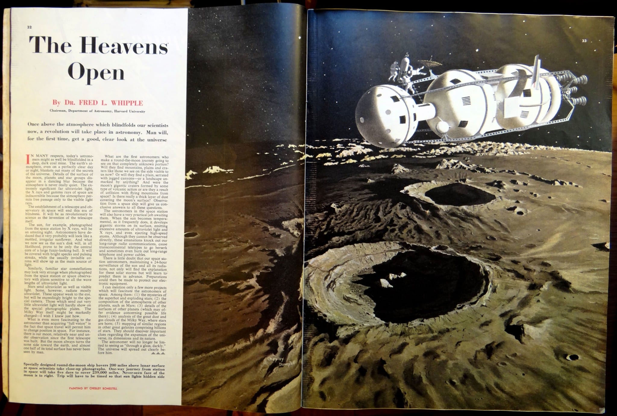 Chesley Bonestell, un visionnaire du XIXéme siècle