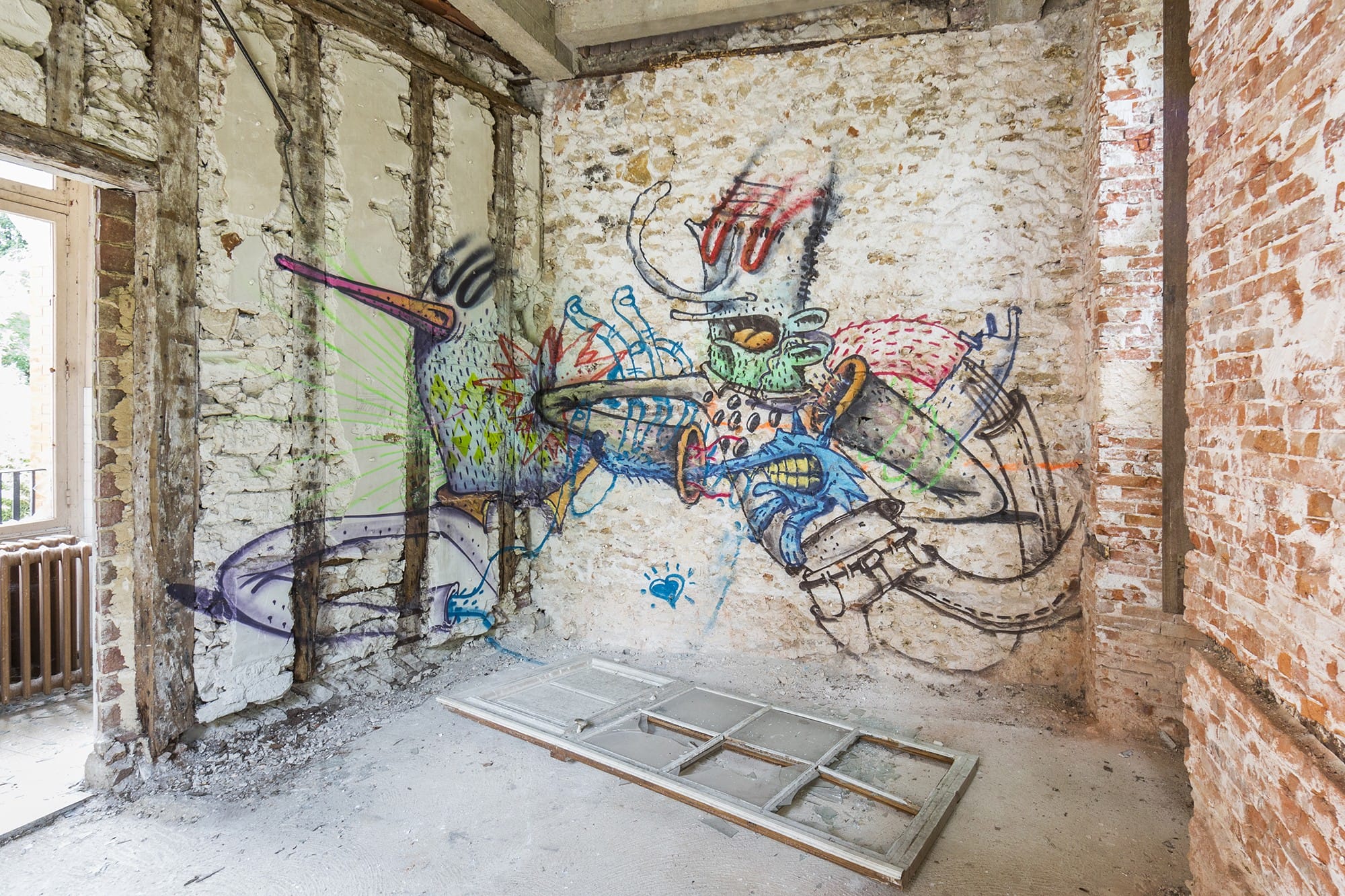 Wastelands ou quand le Street art rencontre les ruines de l'Urbex