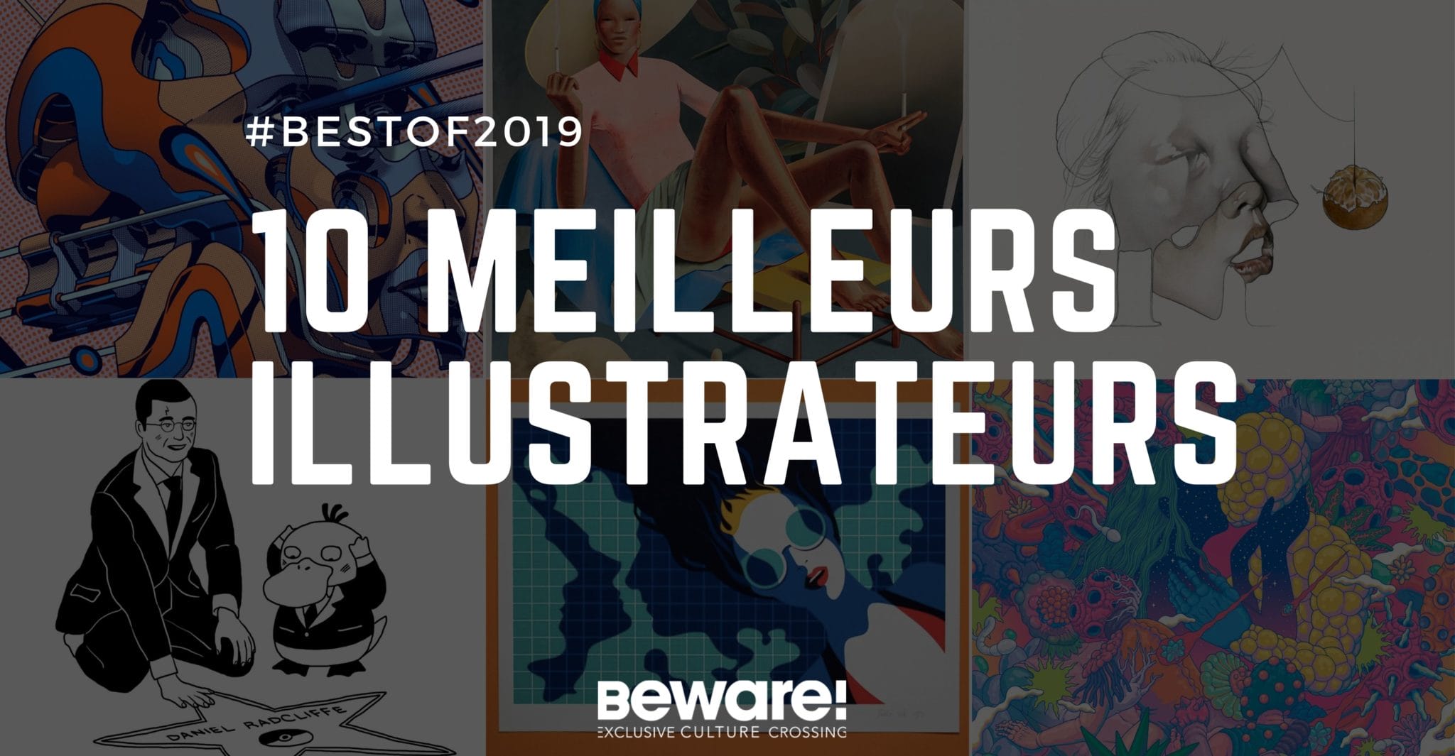 Retour sur 10 illustrateurs marquants de l'année 2019
