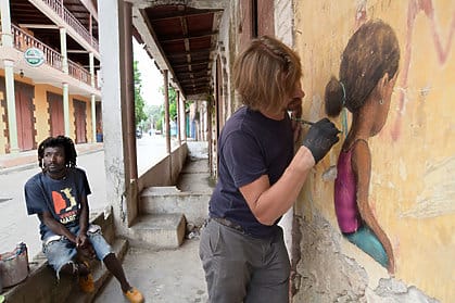 Portrait de Julien Malland alias Seth Globepainter, street artiste de l ...
