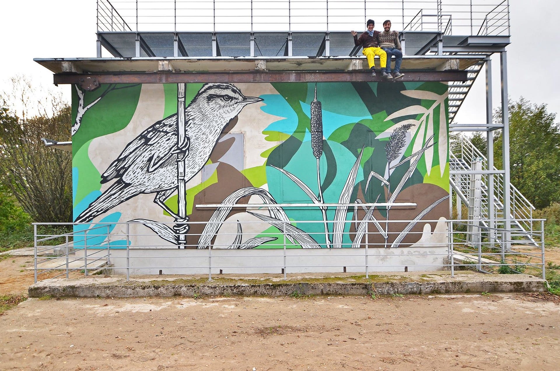 Gyva Grafika Studio : le mur à l'honneur