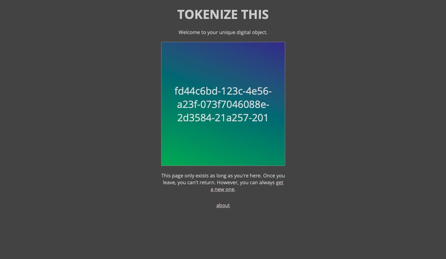 Tokenize This, la défiance de Ben Grosser envers les NFT
