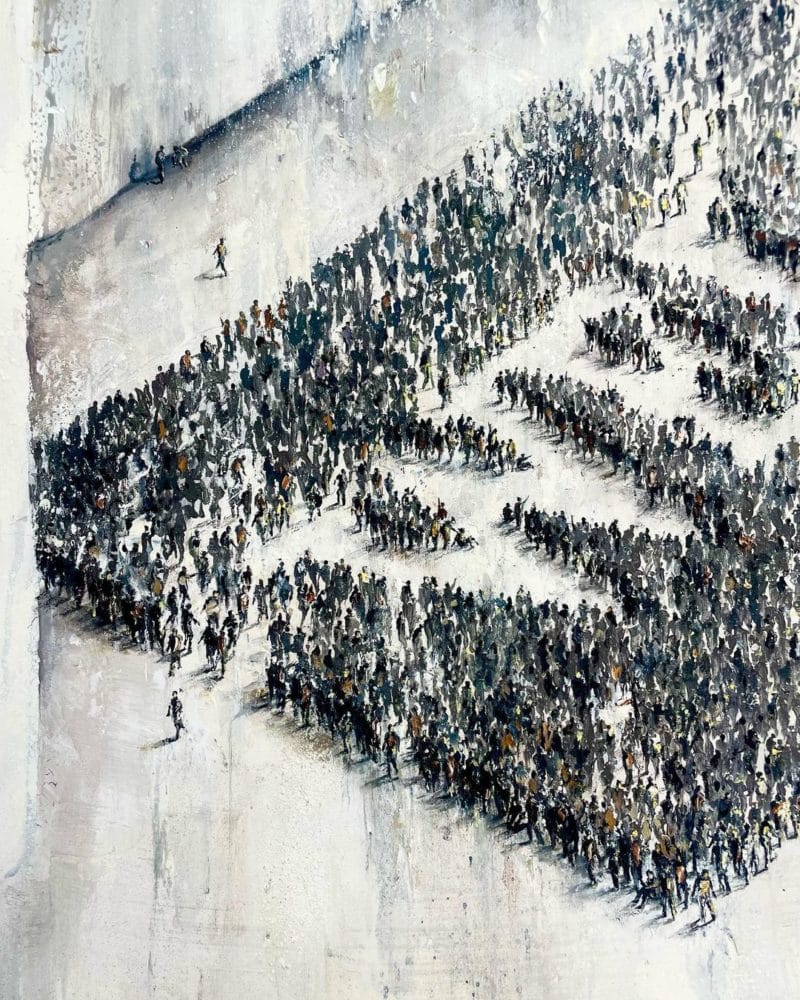 "Welcome" de Pejac : L'oeuvre qui s'est installée sous les pieds des ...