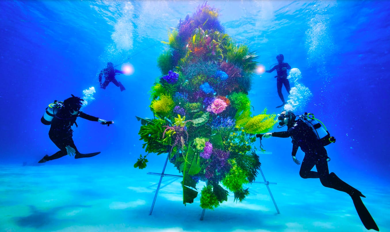 Frozen Flowers, la nouvelle sculpture envoûtante d'Azuma Makoto